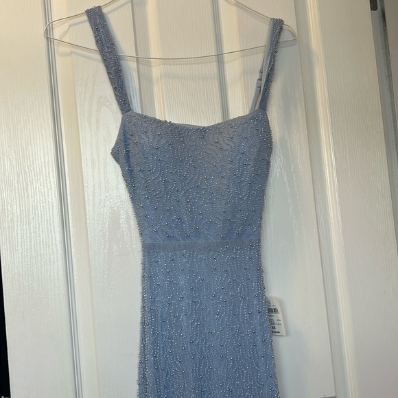 Windsor | Dresses | Windsor Light Blue Beaded Prom Dress | Poshmark